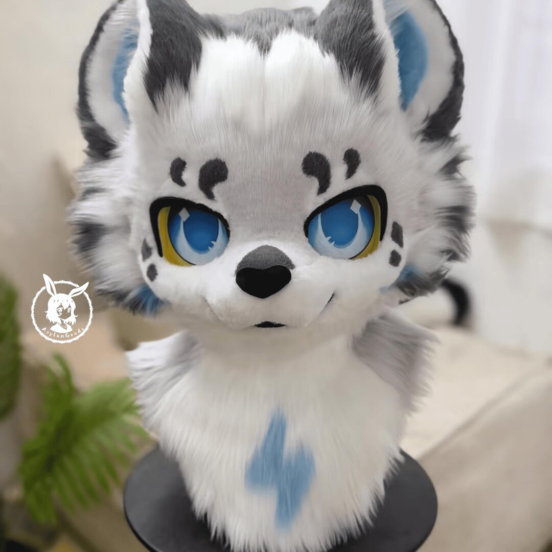 Cute Thunder Tiger Fursuit Head,cosplay Kenomo Furhead,theme Party ...