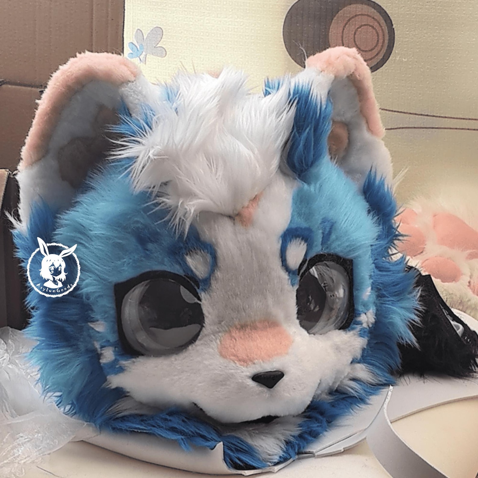 blue-bubble-dog-fursuit-head-cosplay-kenomo-fursuit-head-theme-party