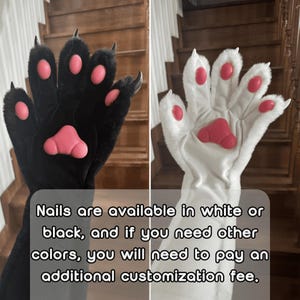 Long Arm Kigurumi Paws With Pads - Fursuit Furry KIG Ver Slimming Claw ...