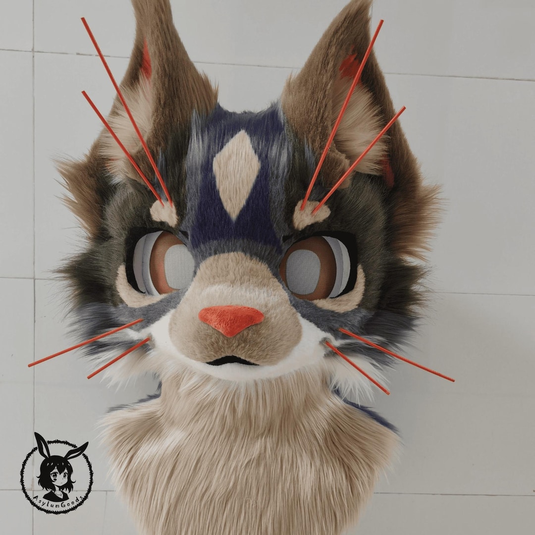 Steel Needle Squirrel Furry Head,cosplay Kenomo Fursuit Head,theme ...