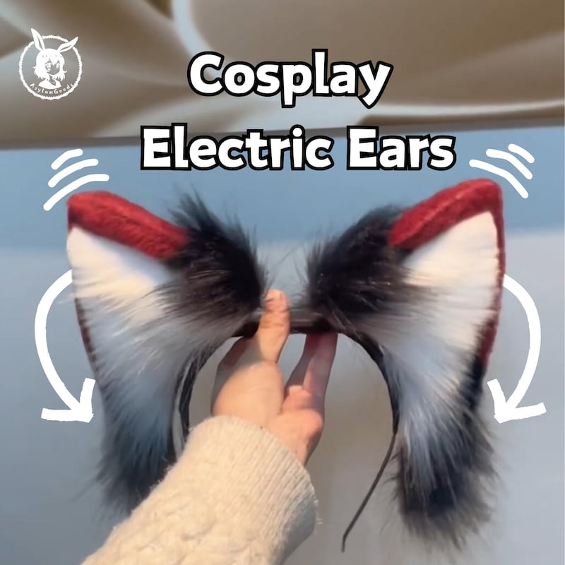 Moving Ears and Tail Cat - Etsy