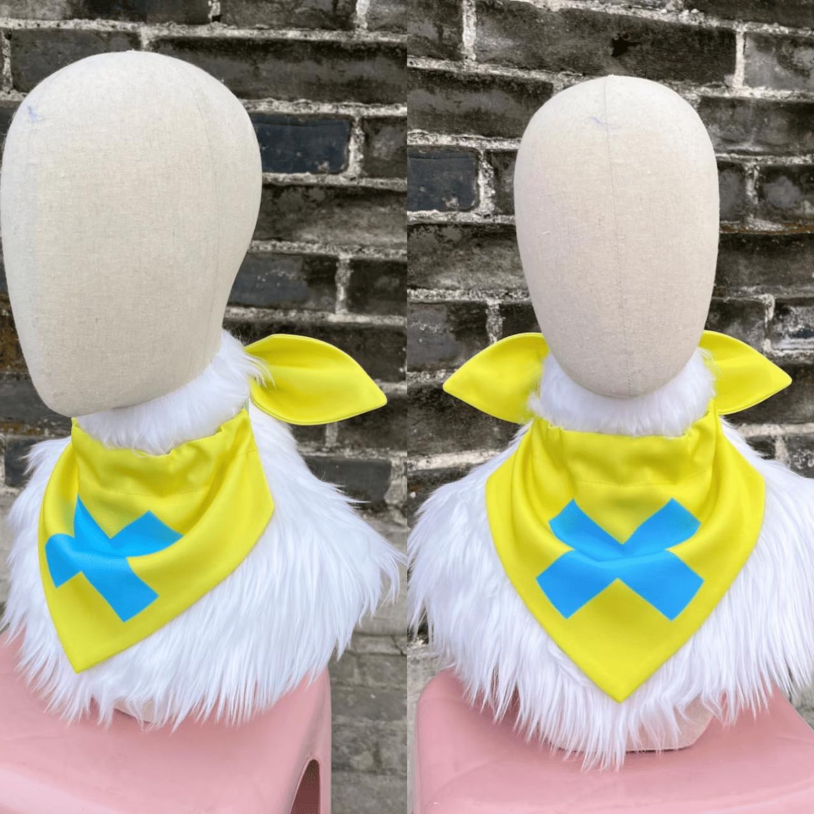 Fursuit Scarf Collar, Fursuit Head Accessories, Fursuit Drool Bib ...