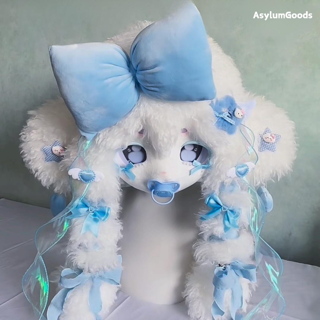 Fursuit Head,cosplay Kigurumi Furhead,kenomo Theme Party,furry Fursona ...