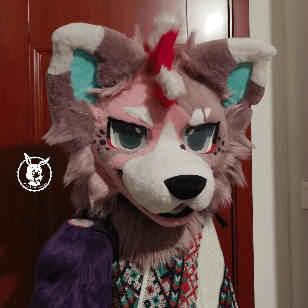 Handsome Dalmatian Fursuit Head,cosplay Kenomo Fursuit Head,theme Party ...