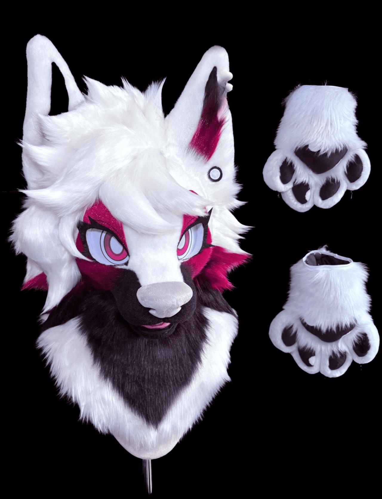 Charming Fashion Dog Fursuit Head,cosplay Kenomo Furhead,theme Party ...