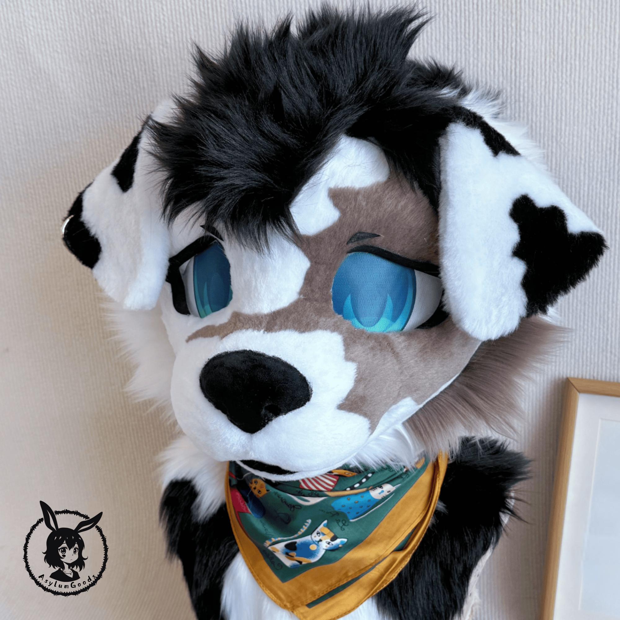 Toffee Spotted Dog Fursuit Head,cosplay Kenomo/toony Furhead,theme ...