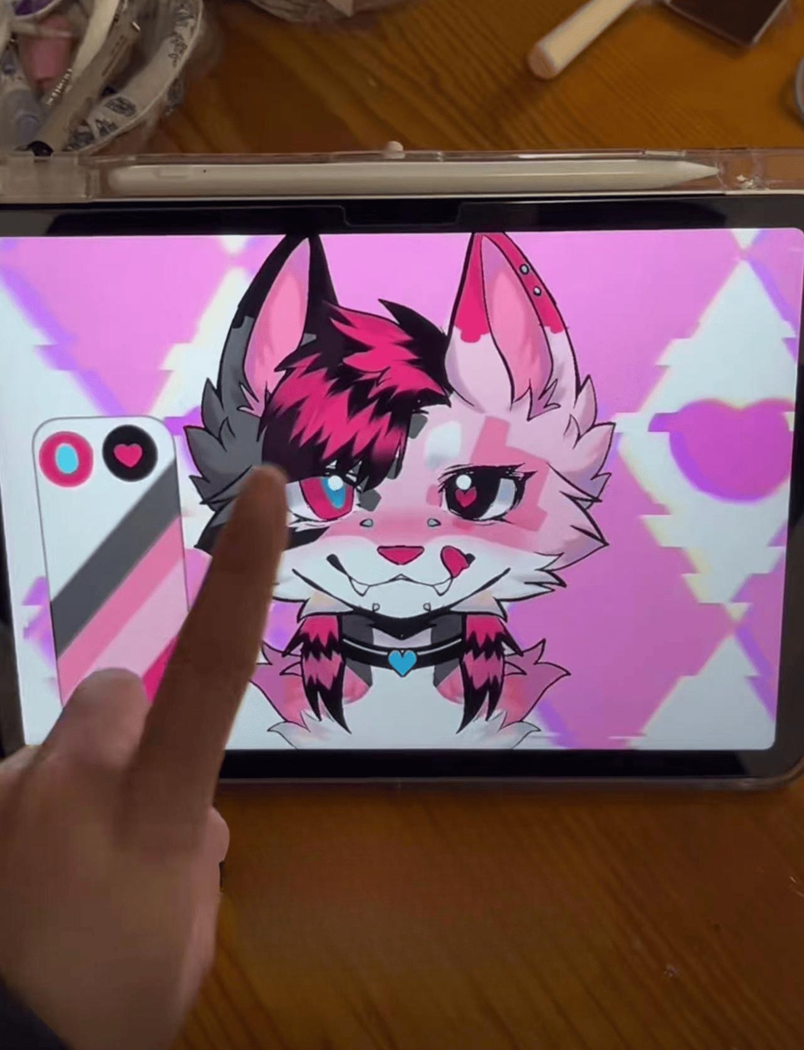 Pink Enchanting Puppy Fursuit Head,cosplay Kenomo Furhead,theme Party ...