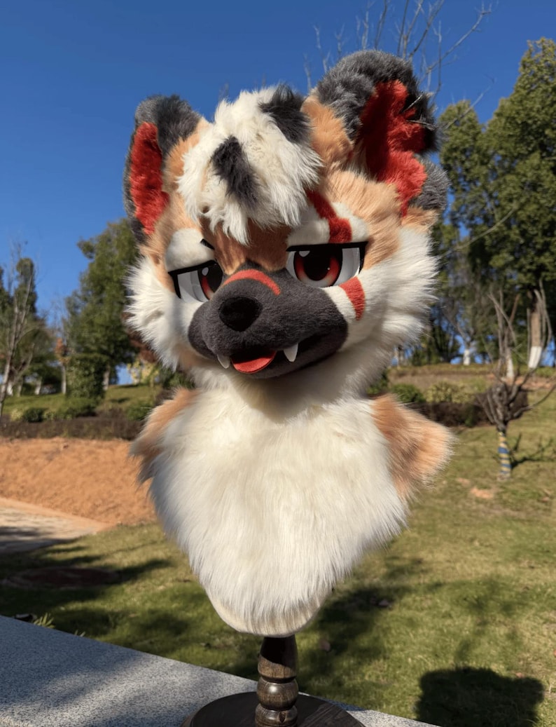 Autumn Hunting Dog Fursuit Head,cosplay Kenomo Furhead,theme Party ...