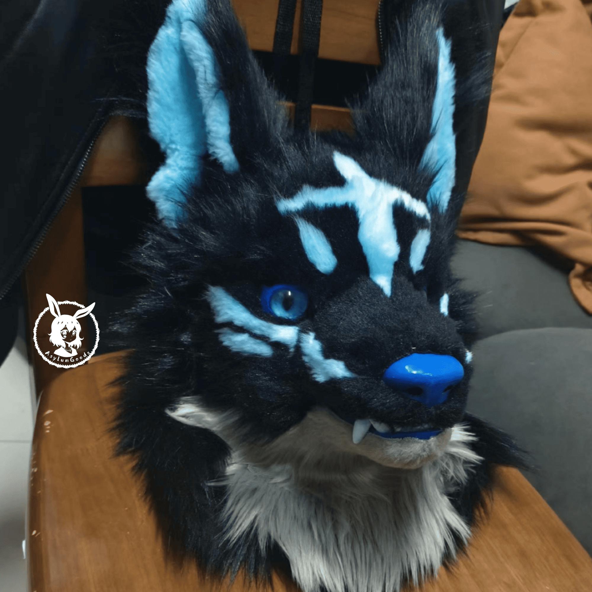 Nether Wolfhound Furry Head,cosplay Kenomo Fursuit Head,theme Party ...