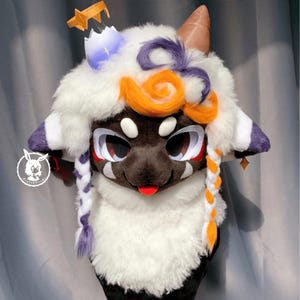 Lucifer Devil Lamb Fursuit Head,cosplay Kenomo Furhead,theme Party ...