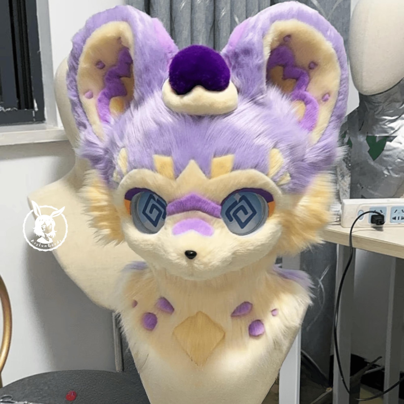 Poison Cake Bear Fursuit Head,cosplay Kenomo Furhead,theme Party,furry ...