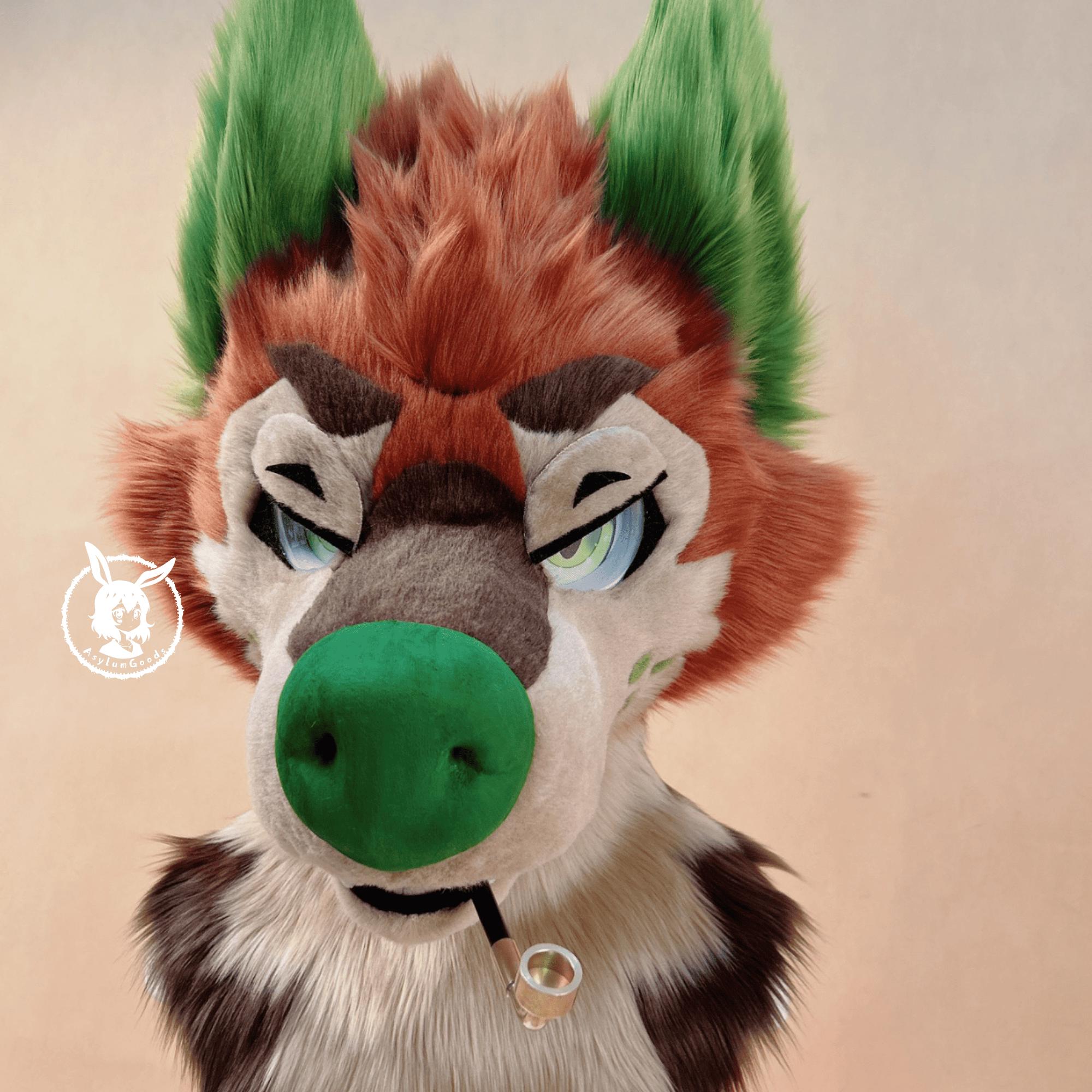 Detective Morse Dog Furry Head,cosplay Kenomo Fursuit Head,theme Party ...