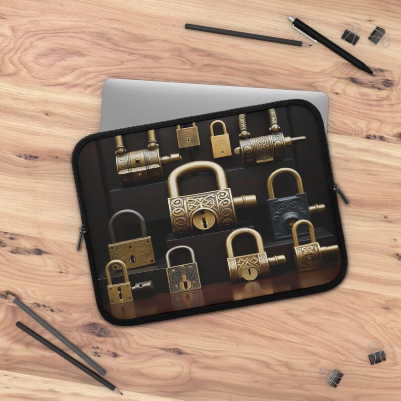 Antique Locks Laptop Sleeve - Etsy