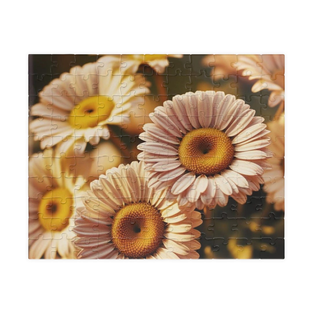 Daisy Puzzle (110, 252, 520, Piece) Puzzle - Etsy