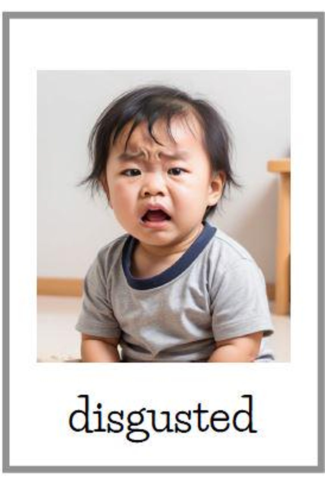 Emotion Flashcards for Toddlers: Diverse Feelings, Montessori Learning ...