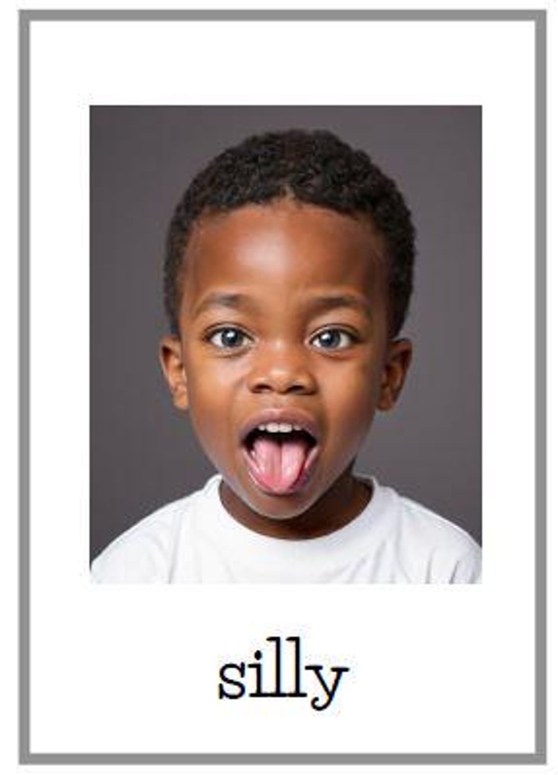 Emotion Flashcards for Toddlers: Diverse Feelings, Montessori Learning ...