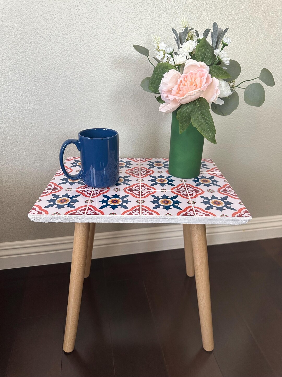 Tile Table Handmade, Coffee Table, Handmade Side Table, Mosaic Table ...