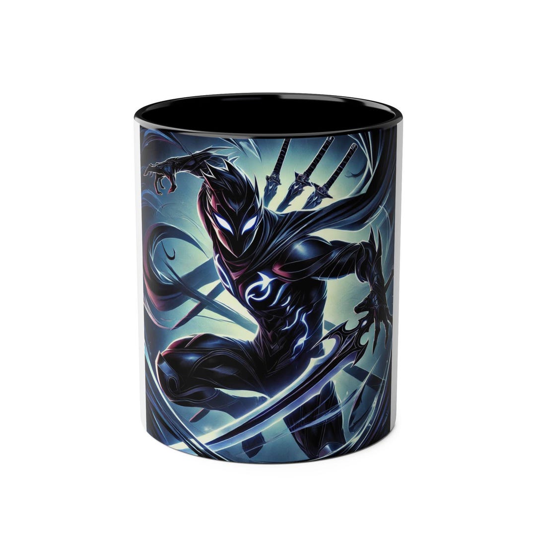 Nightshade Ninja Superhero Mug Elite Shadow Warrior Art-comic Fan Mug ...
