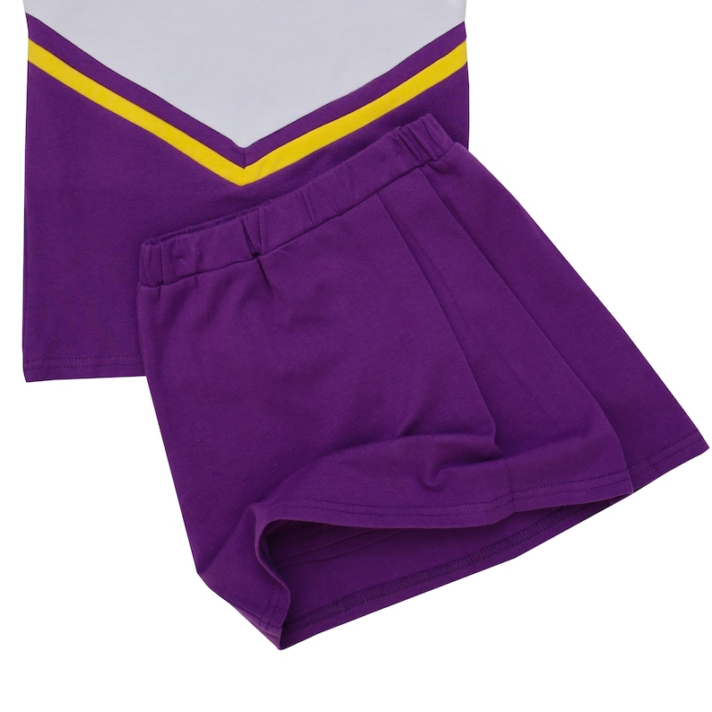 Purple/yellow Cheer Uniform Set - Etsy