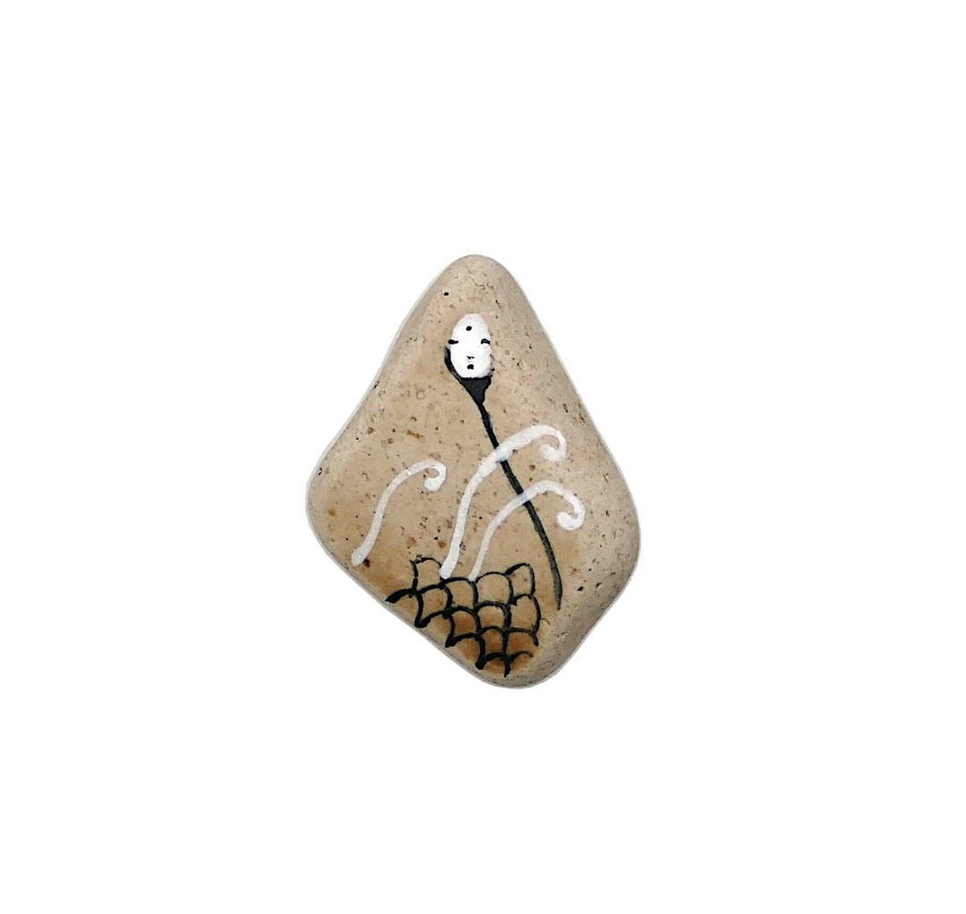 Tiny Healing Shard, Beach Pottery Kanzeon Bodhisattva (kuan Yin, the ...