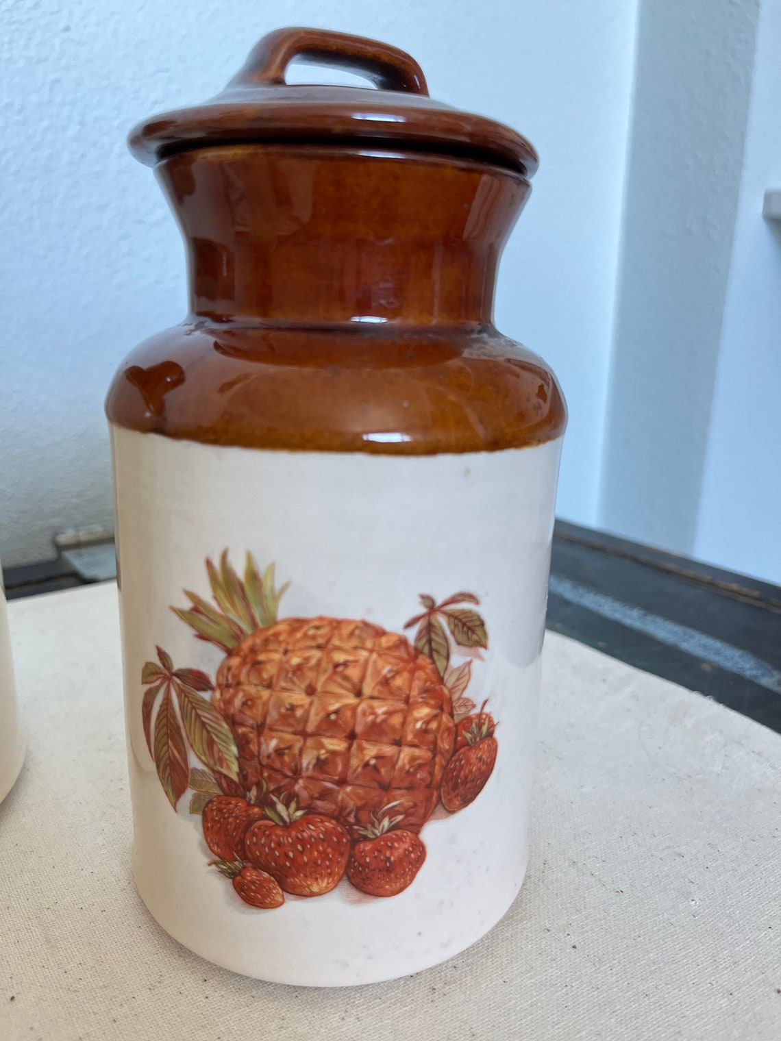 Vintage Mccoy Canister Set of 3/70s Retro Canisters. Handmade Kitchen ...