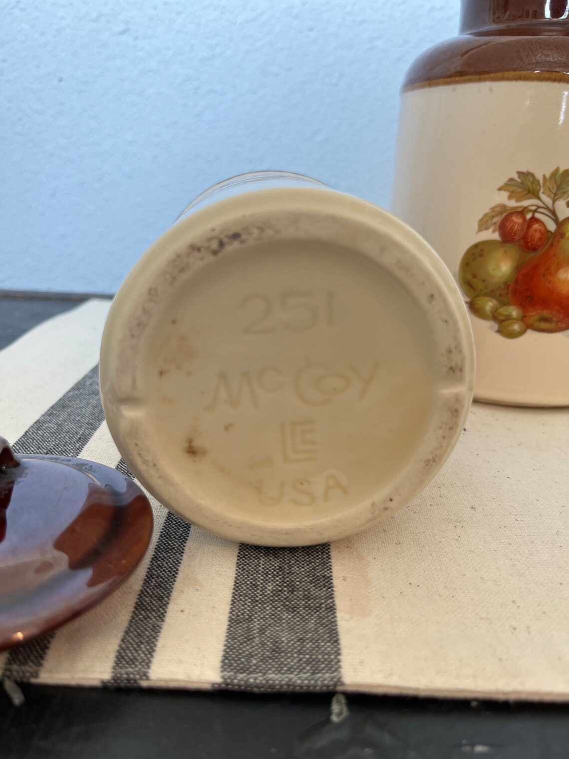 Vintage Mccoy Canister Set of 3/70s Retro Canisters. Handmade Kitchen ...