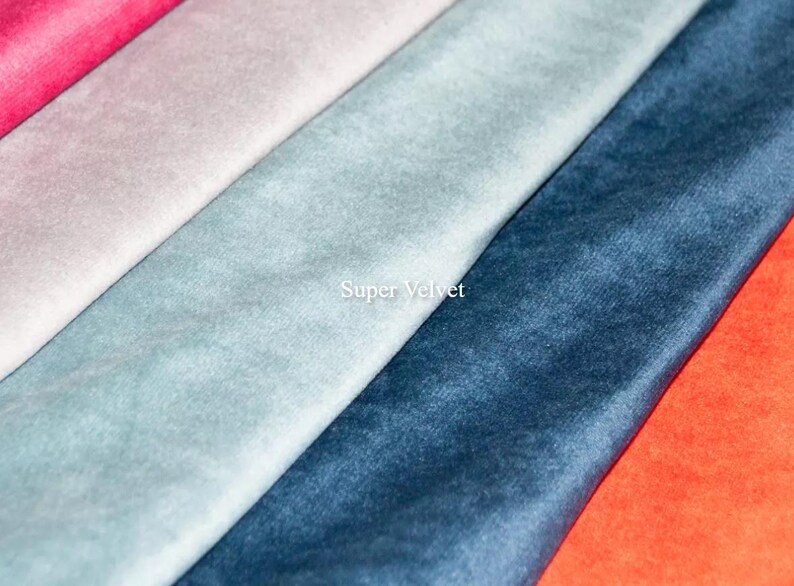 Super Velvet Upholstery Fabric Bottle Green 150cm Wide Soft Velvet ...