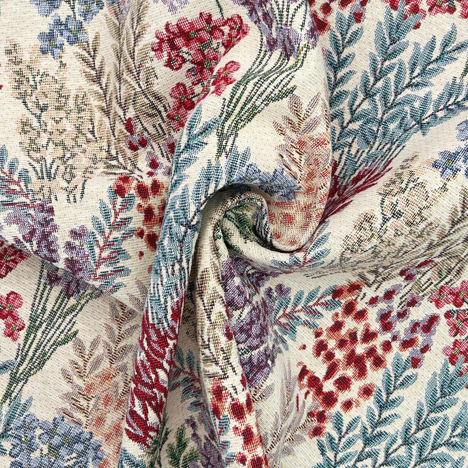 Upholstery Fabric Giardini Floral Design Luxury Weight Tapestry Fabric ...