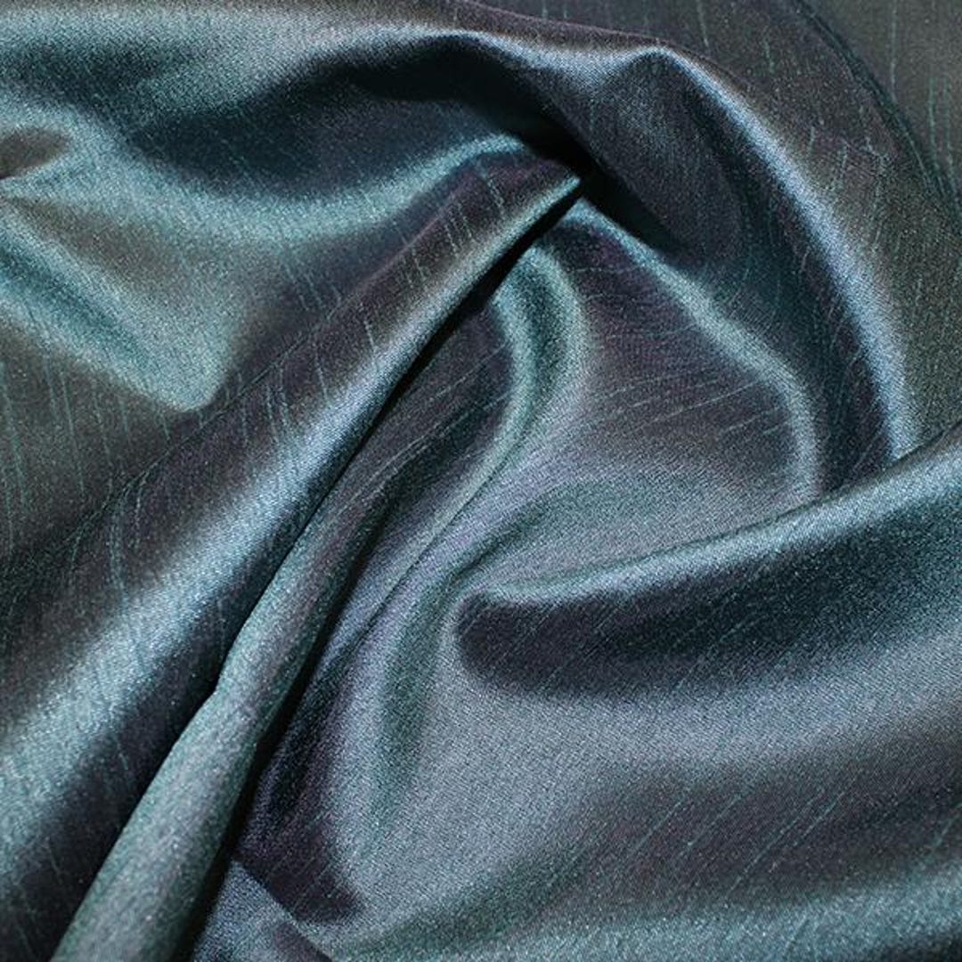 Shantung Satin Fabric MOONLIGHT BLUE GREY Bridal Prom Dress Costume ...