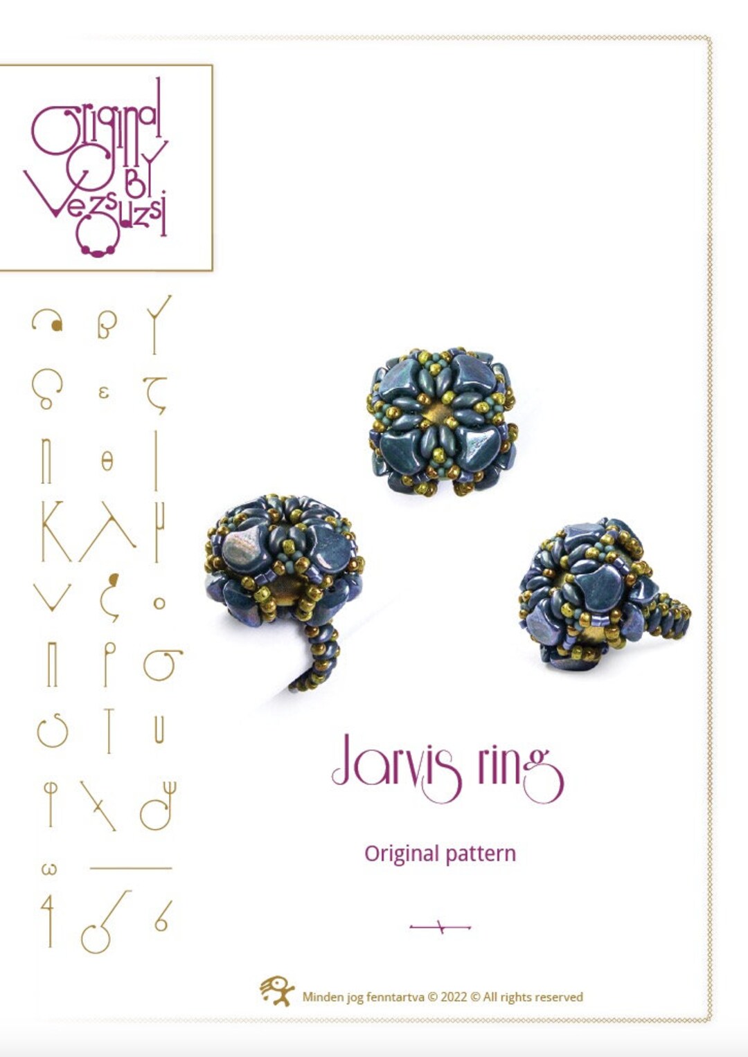 Ring Tutorial / Pattern Jarvis Ring – PDF Instruction for Personal Use ...