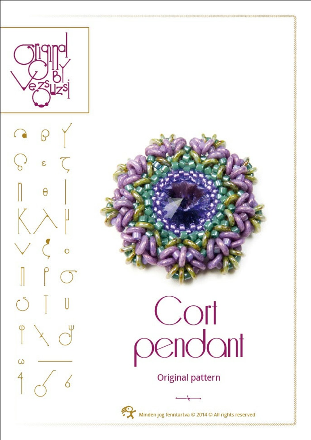 Pendant Tutorial / Pattern Cort Pendant...pdf Instruction for Personal ...