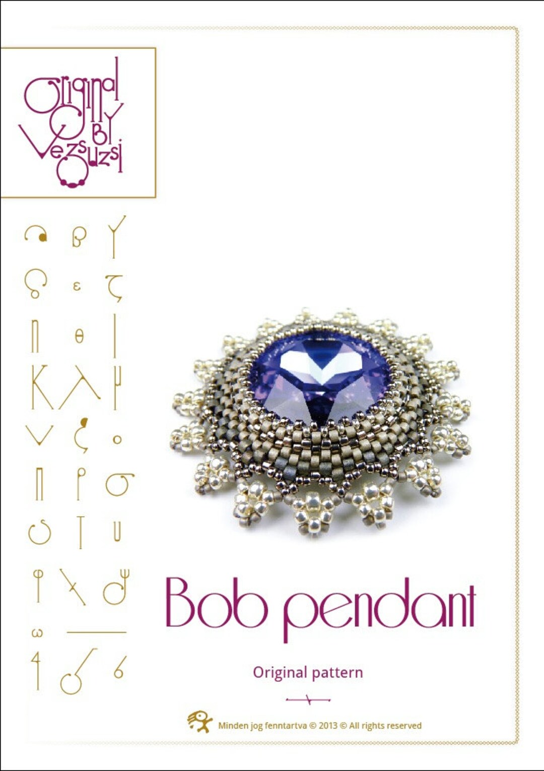 Beading Pattern Pendant Tutorial / Pattern Bob Pendant With 27 ...