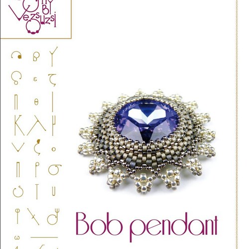 Tutorial Dahlia Pendant-beading Tutorial Pendant Tutorial | Etsy