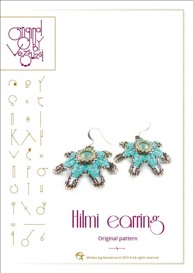 Hilmi Earring...pdf Instruction for Personal Use Only - Etsy
