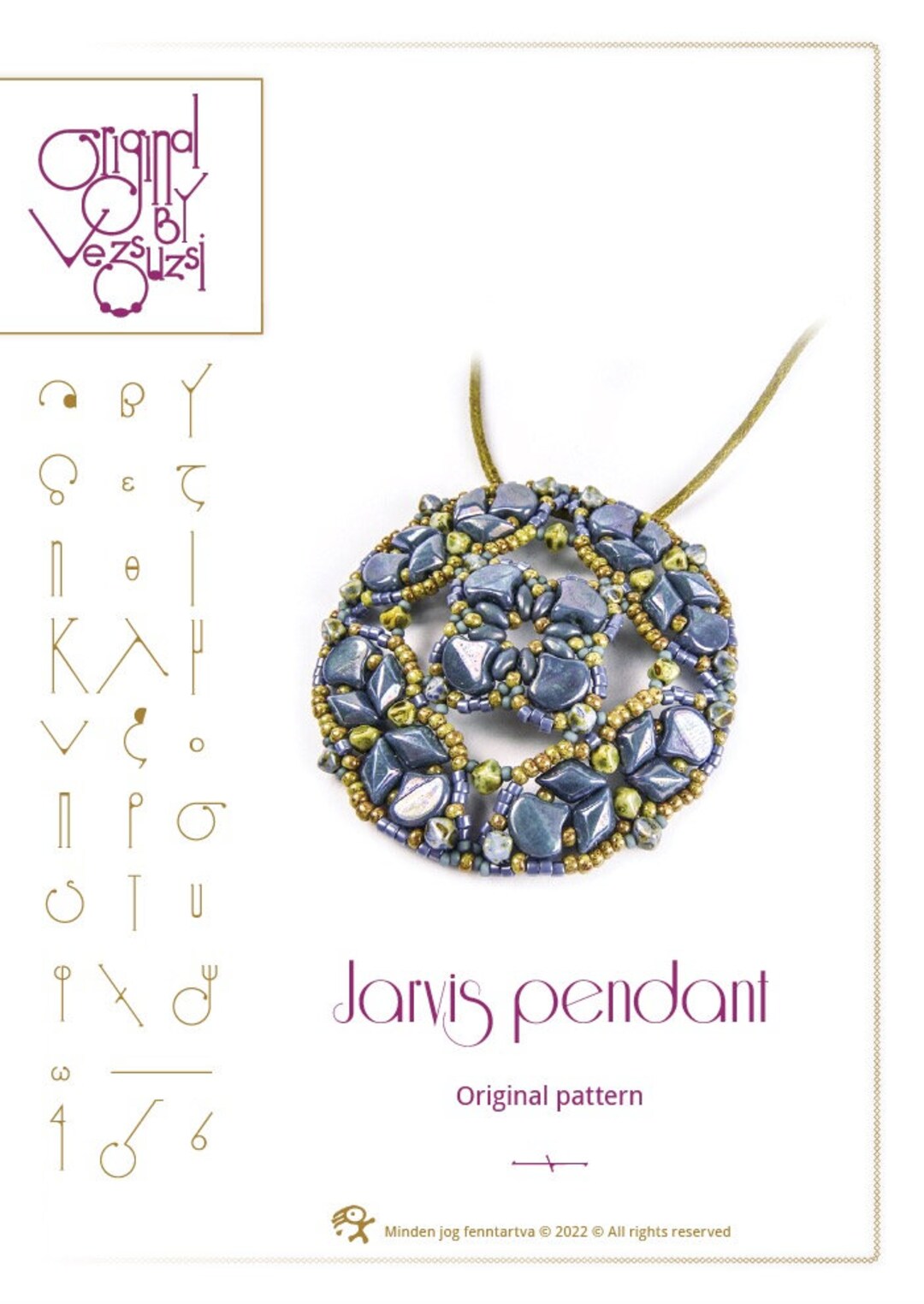 Pendant Tutorial / Pattern Jarvis Pendant PDF Instruction - Etsy