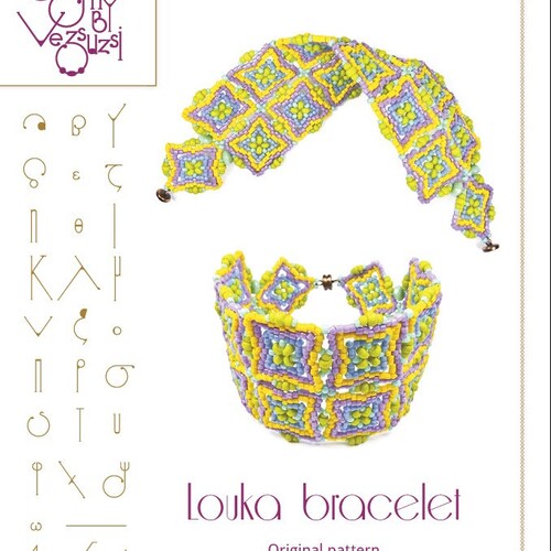 Beading Tutorial / Pattern Dusan Bracelet. Beading Instruction - Etsy