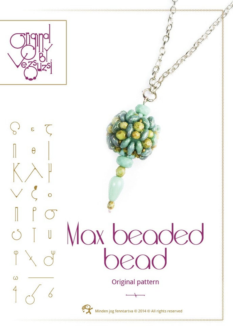 Beaded Bead Pattern Max PDF instruction for personal use | Etsy