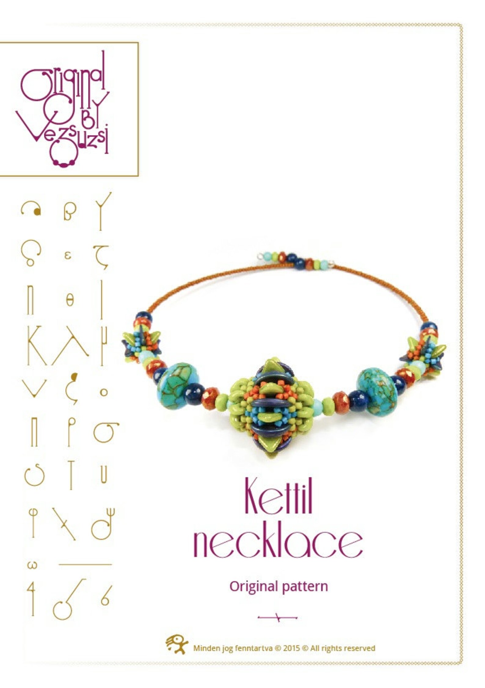 Pattern... Kettil Necklace...pdf Instruction for Personal Use - Etsy