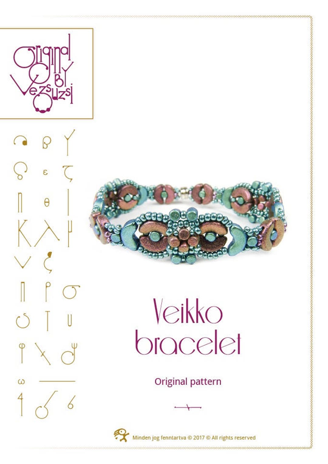 Beading Tutorial / Pattern Veikko Bracelet With Arcos Beads. Beading ...