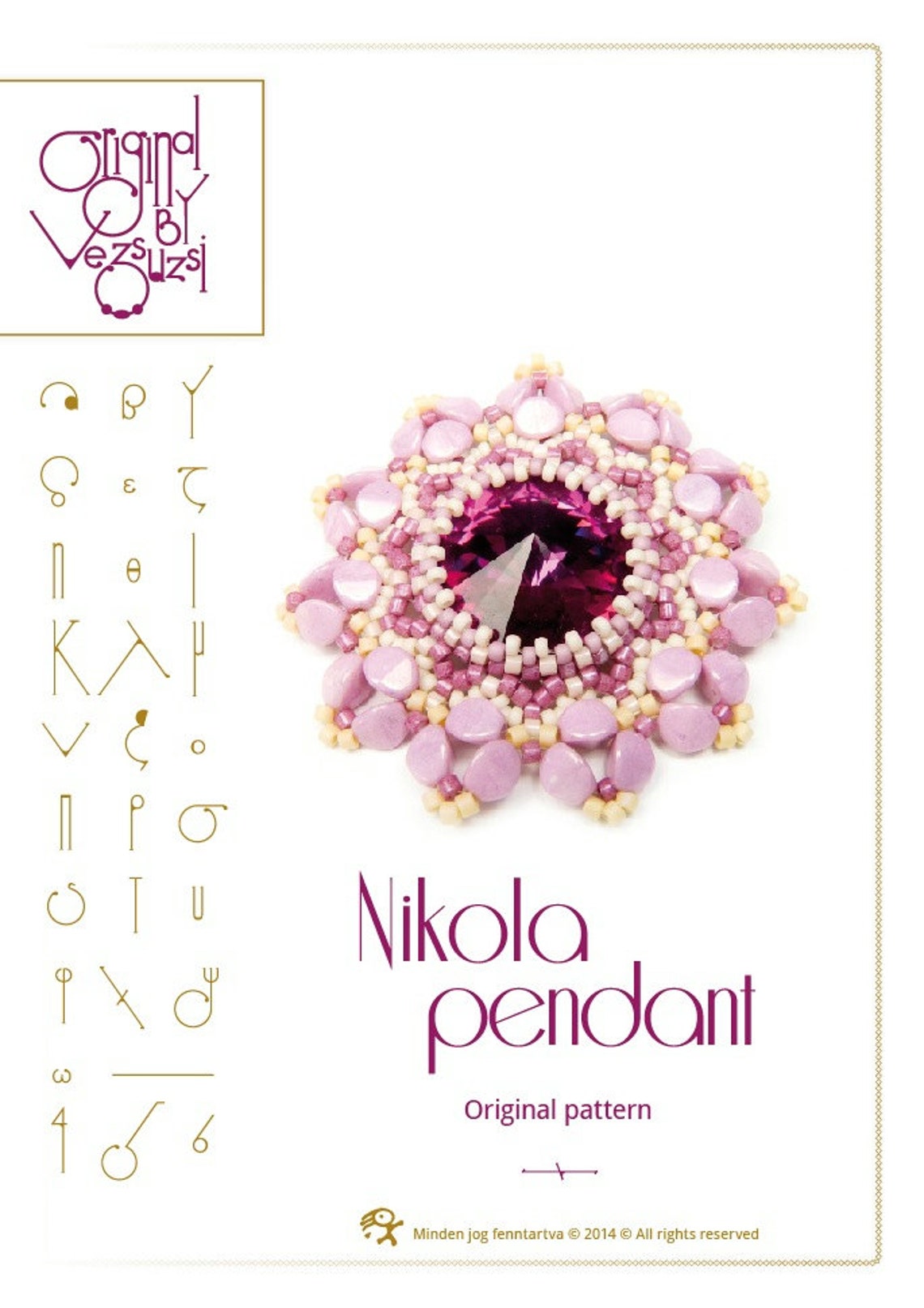 Pendant Tutorial / Pattern Nikola Pendant...pdf Instruction - Etsy