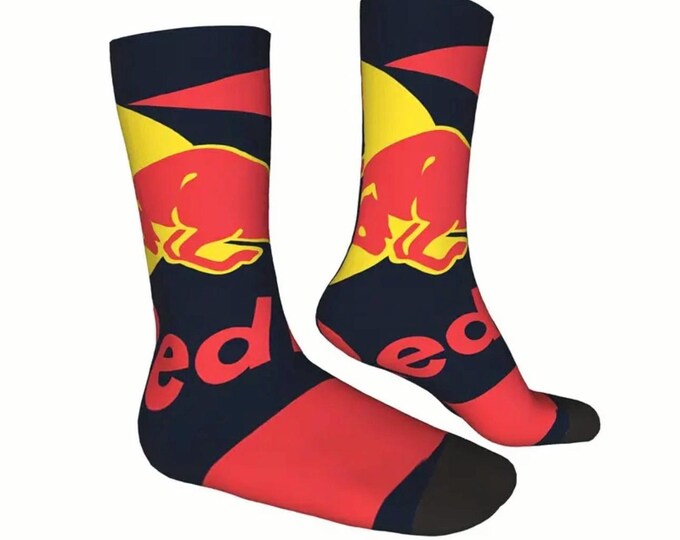 Red Bull Style Motorsport Racing Socks - Etsy