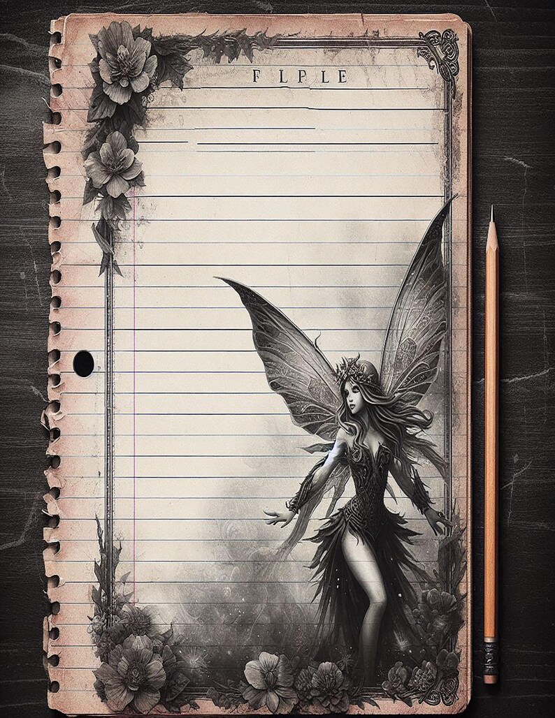 Gothic and Dark Fantasy Printable, Digital Journal Kit. Goodnotes ...