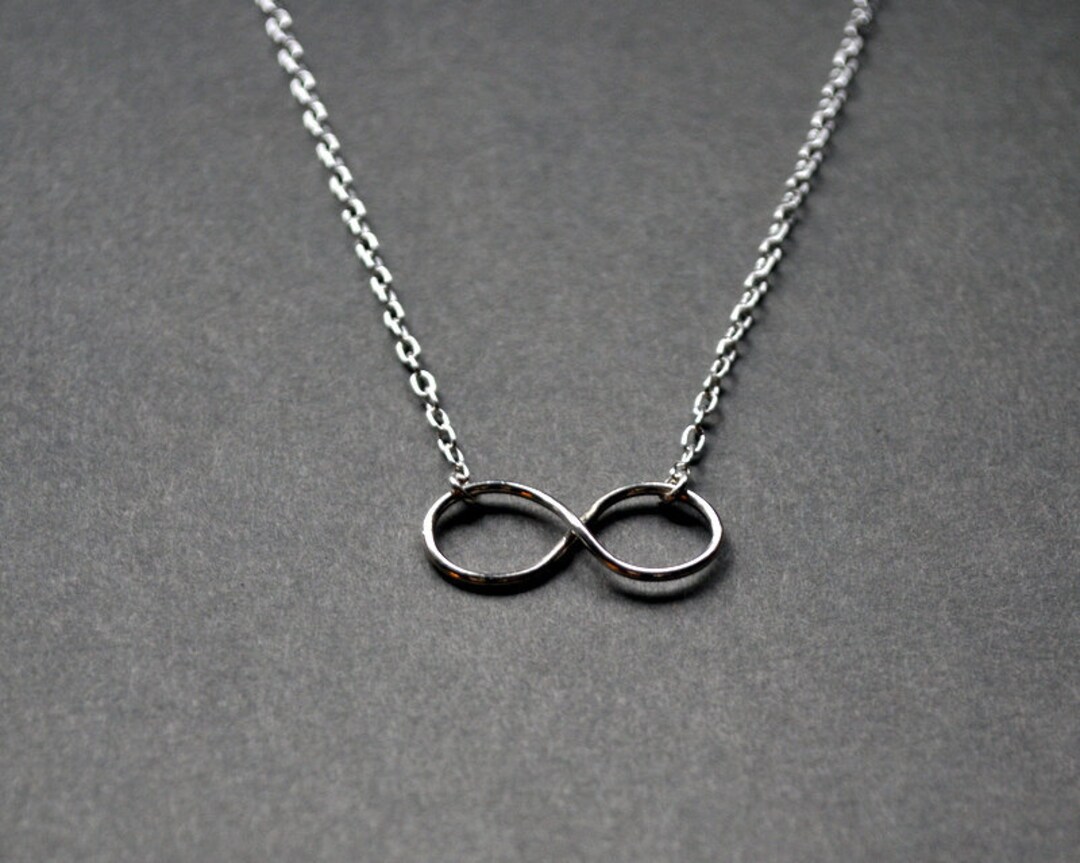 Infinity Necklace. Symbol. Delicate. Petite. Small. Elegant. - Etsy