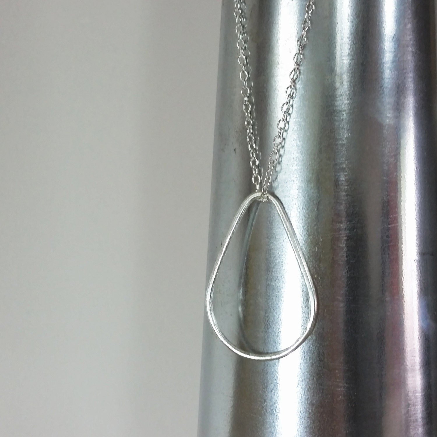 Necklace. Modern Contemporary Simple Sleek Elegant Design. Sterling ...