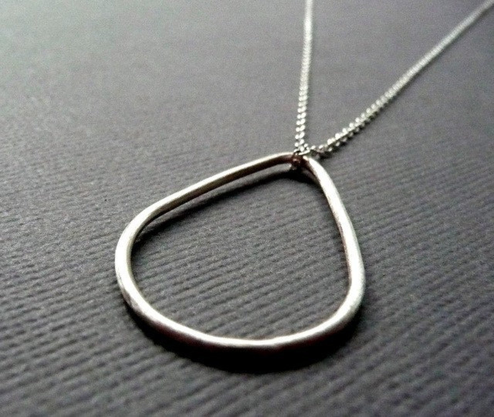 Necklace. Modern Contemporary Simple Sleek Elegant Design. Sterling ...