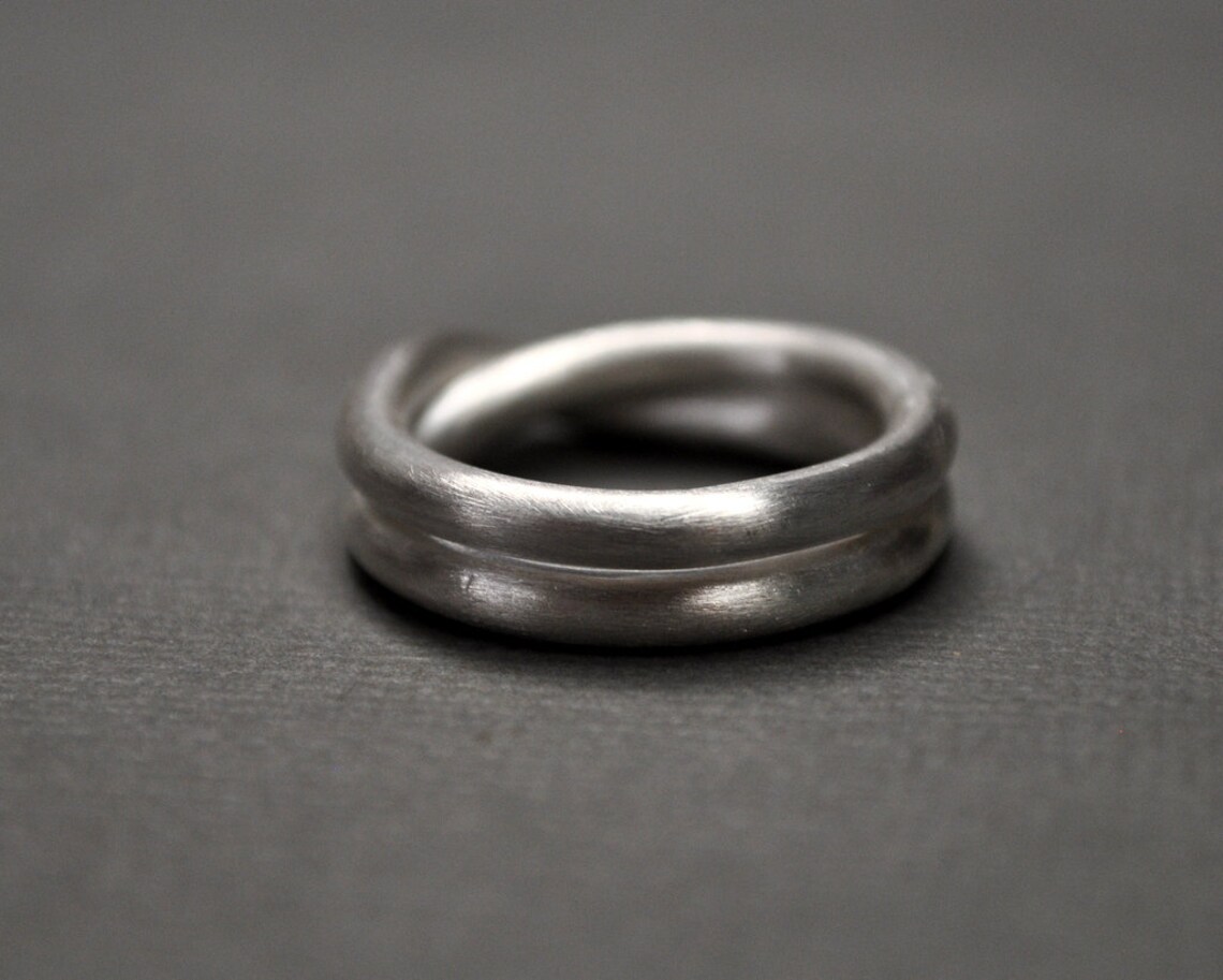 Men's Infinity Ring. Sterling Silver. Heavy Chunky - Etsy