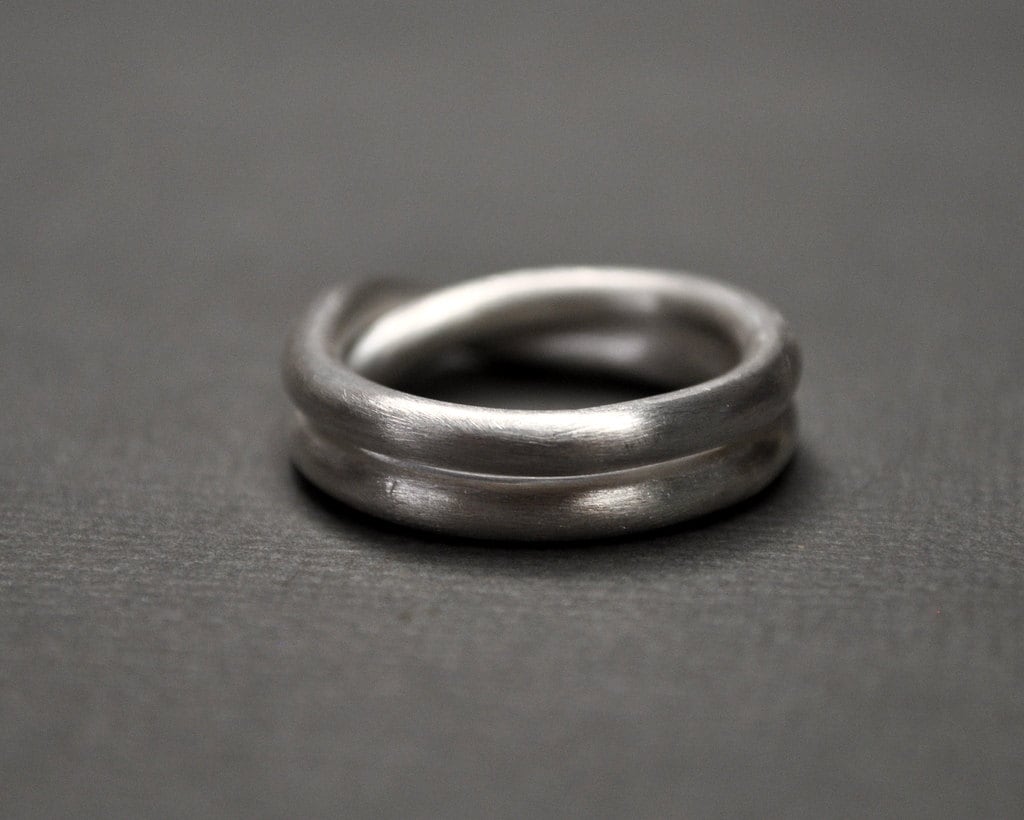 Men's Infinity Ring. Sterling Silver. Heavy, Chunky, Masculine Ring ...