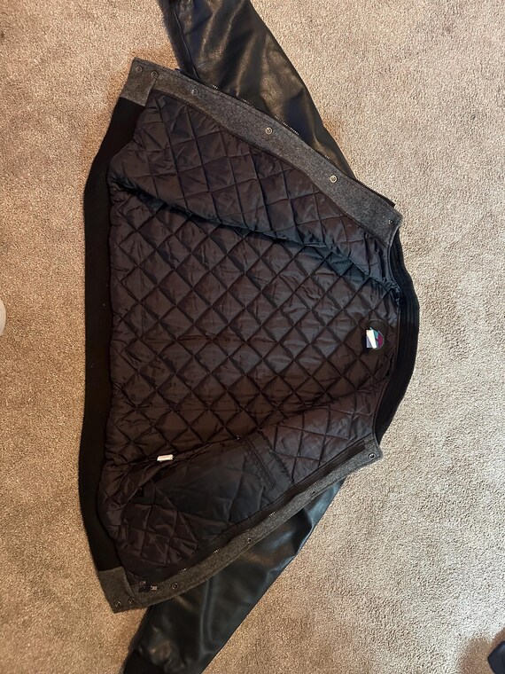 Rare Vintage Retro Melton And Leather Peterbilt Jacke… - Gem