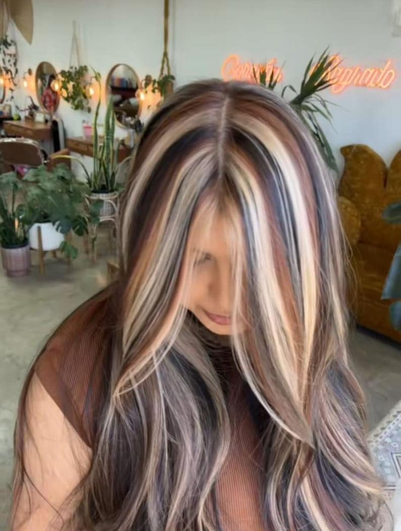 Calico Hair Wig | Multi-tonal Caramel, Blonde, and Brown Hues ...