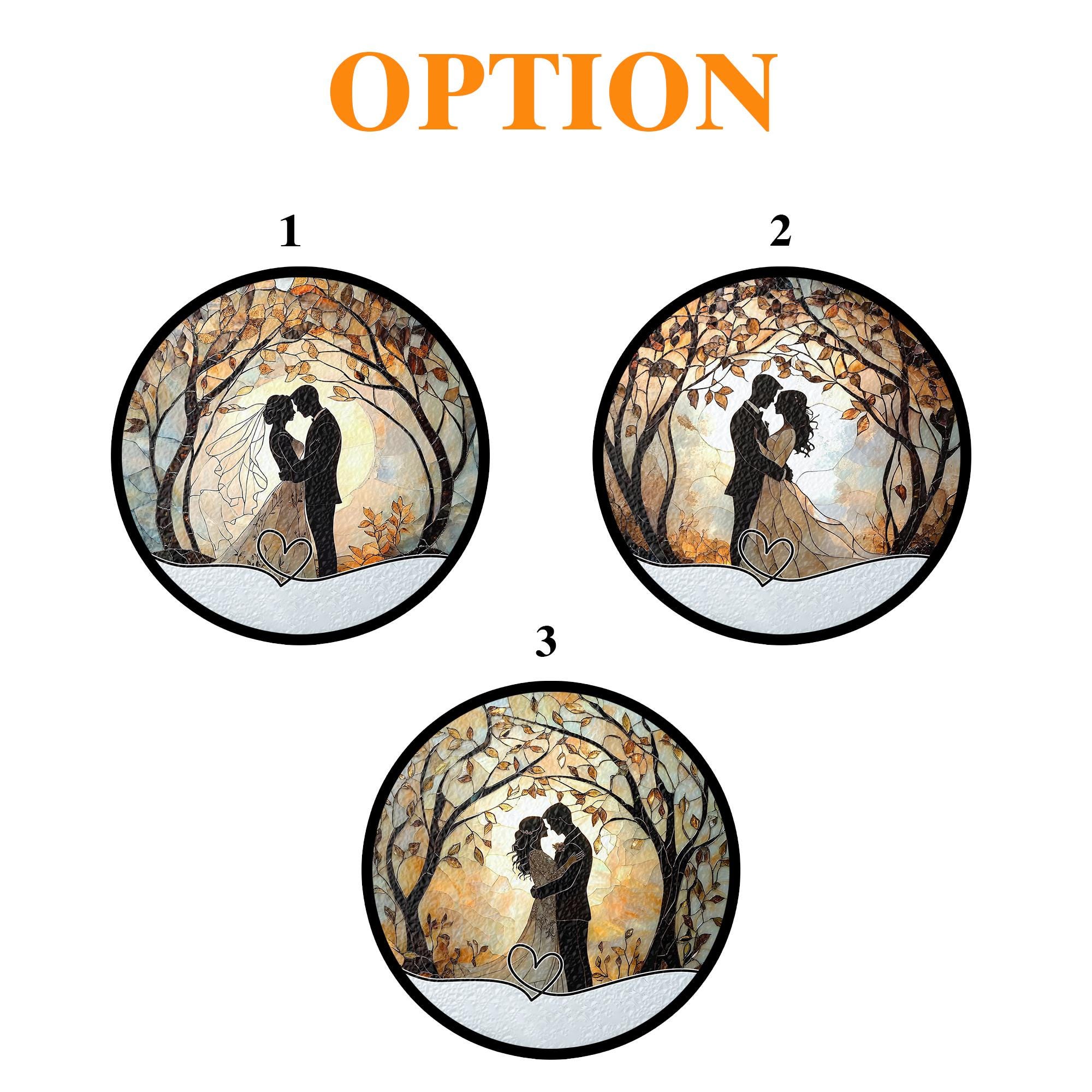 Custom Stained Glass Photo Suncatcher Ornament, Personalized Portrait ...
